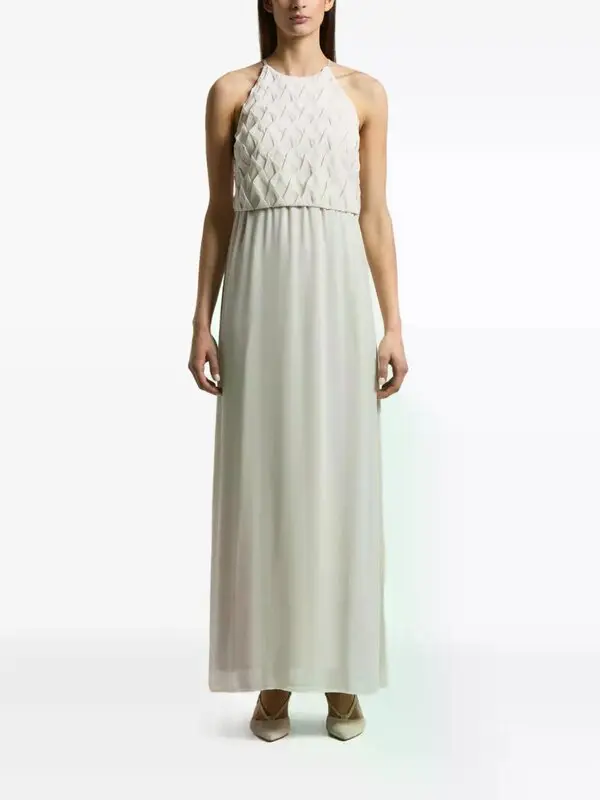Peserico Pleated Maxi Dress