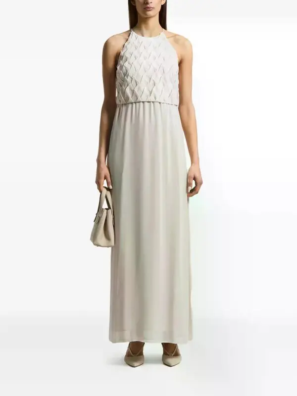 Peserico Pleated Maxi Dress