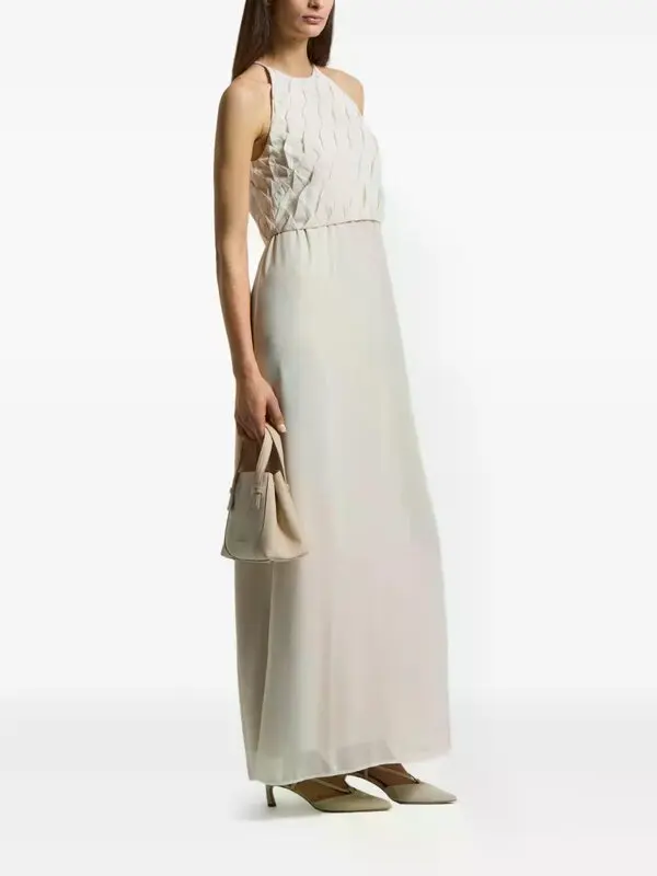 Peserico Pleated Maxi Dress