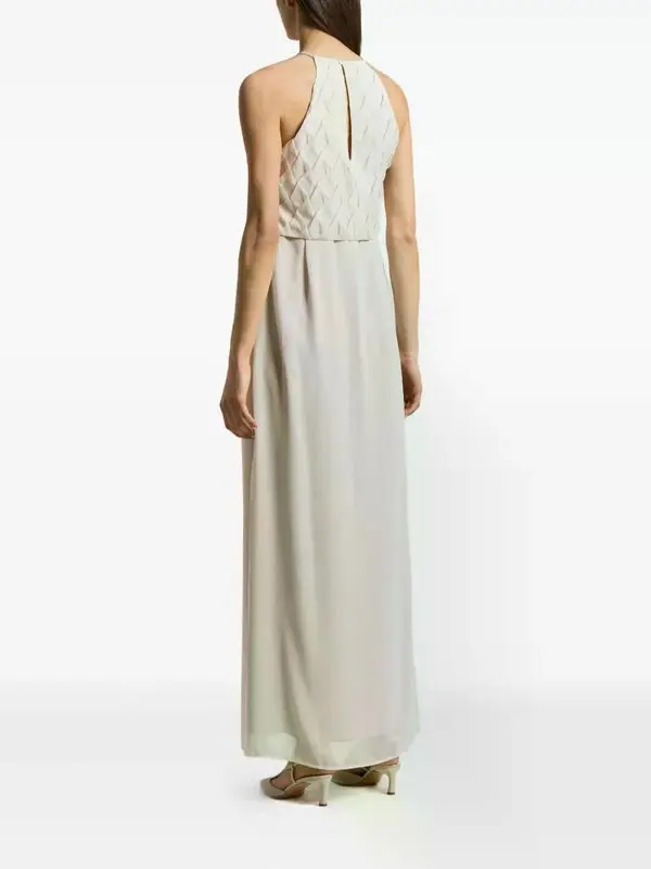 Peserico Pleated Maxi Dress