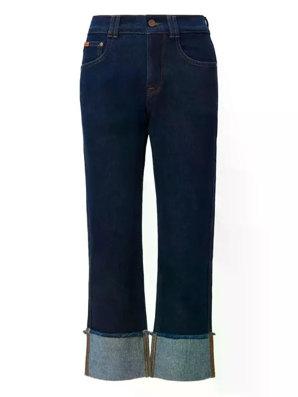 NO44 Persona Cuffed-hem Jeans