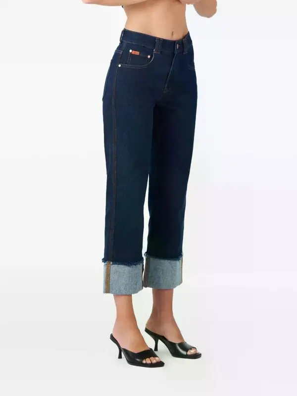 NO44 Persona Cuffed-hem Jeans
