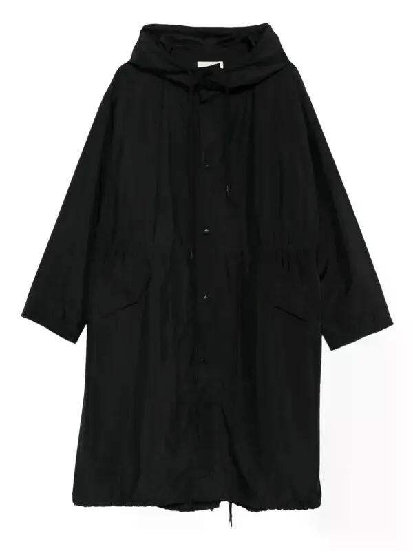 6397 Hooded Drawstring Coat