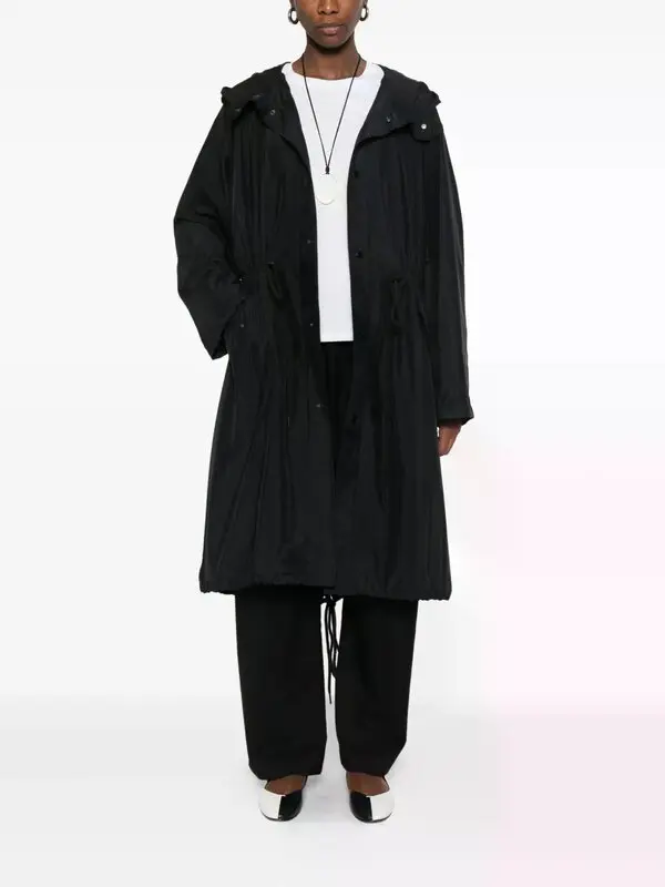 6397 Hooded Drawstring Coat