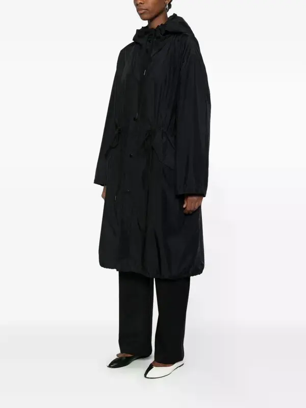 6397 Hooded Drawstring Coat