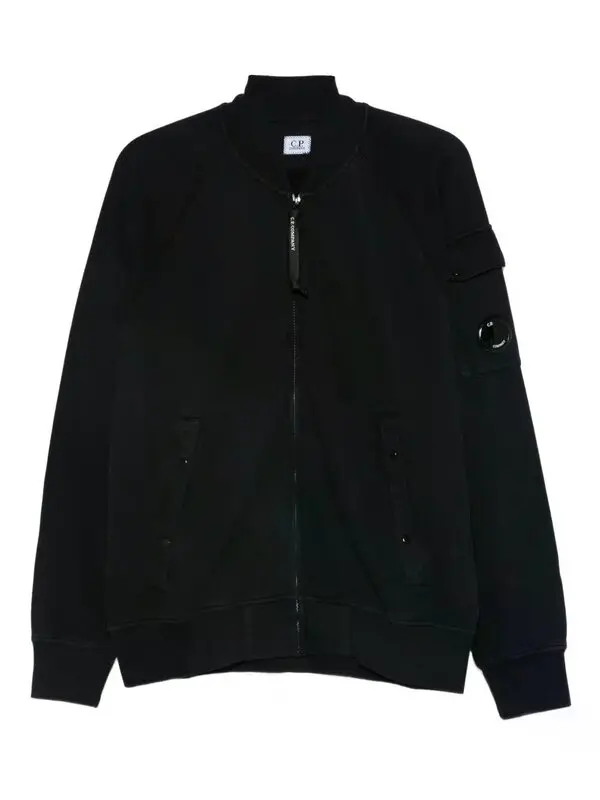 C.P. COMPANY Zip-up Jacket - Black