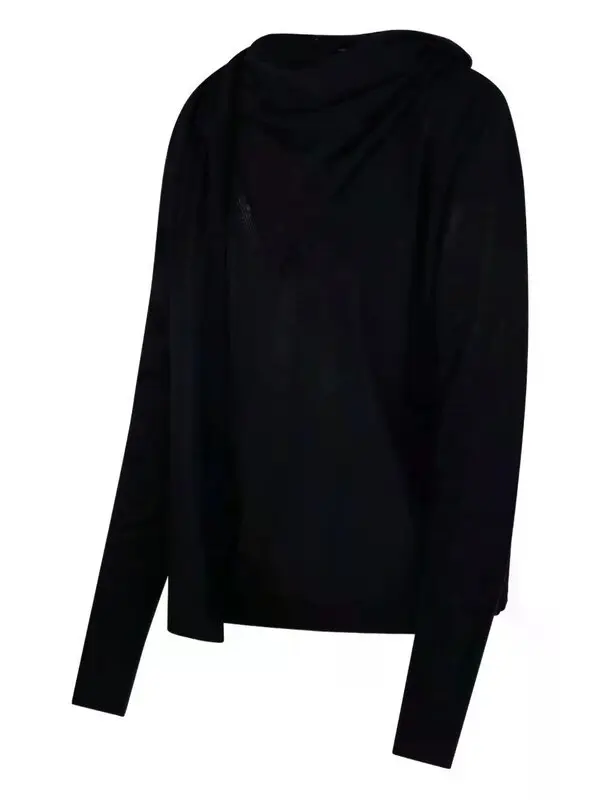 ROBERTO COLLINA Draped Cowl-neck Sweater