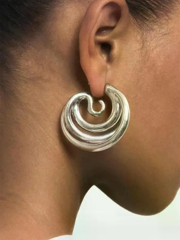 PANCONESI Polished-finish Hoop Earrings