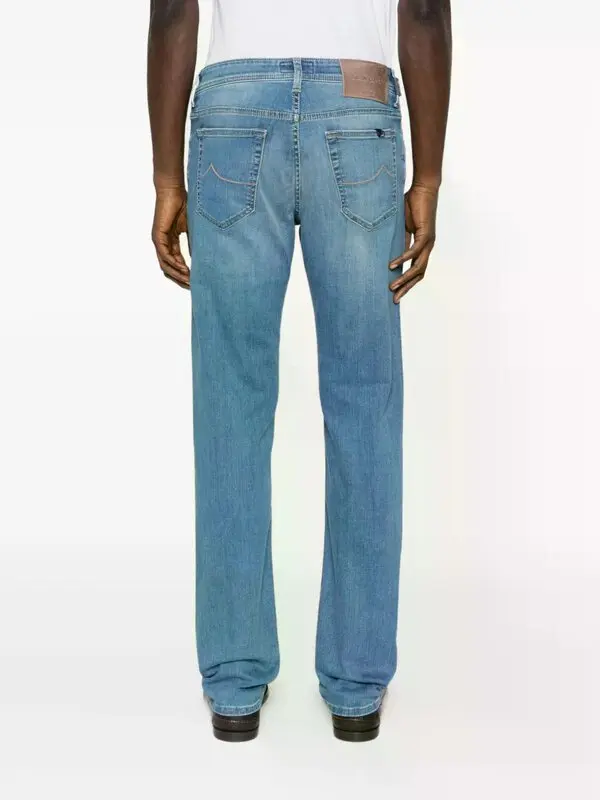 Jacob Cohen Stretch-cotton Straight-leg Jeans
