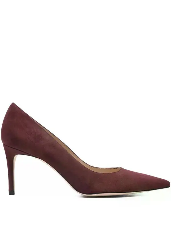 STUART WEITZMAN Pointed-toe Suede Pumps