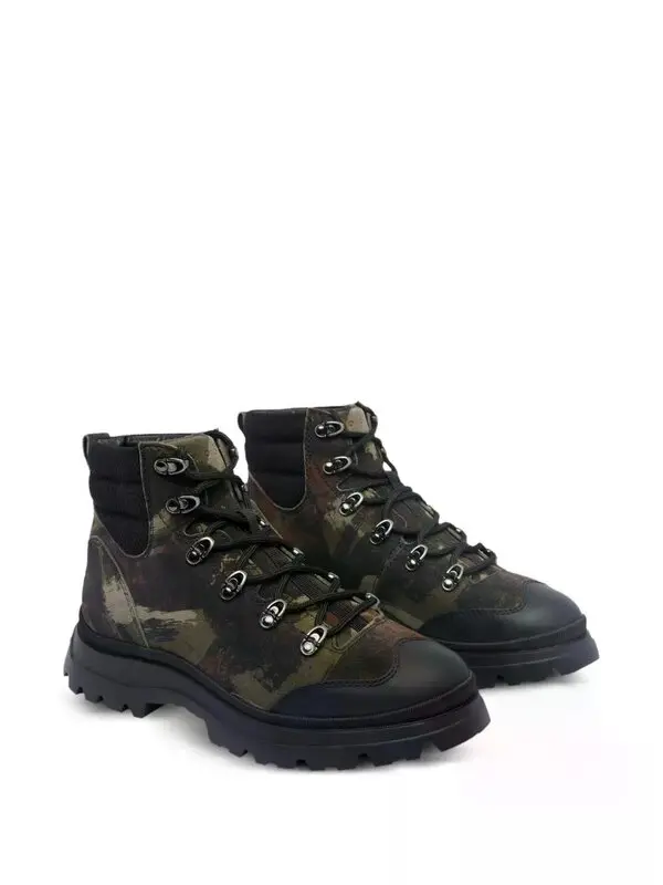 Hogan Leather Hiking Boots