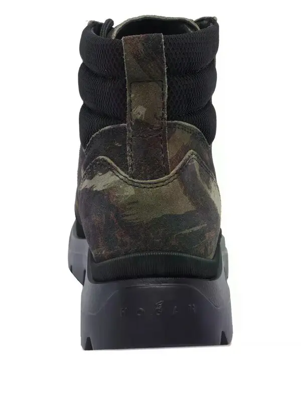 Hogan Leather Hiking Boots