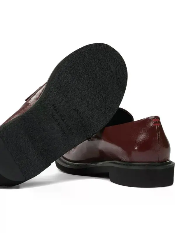 HALMANERA Patent-leather Loafers - Red