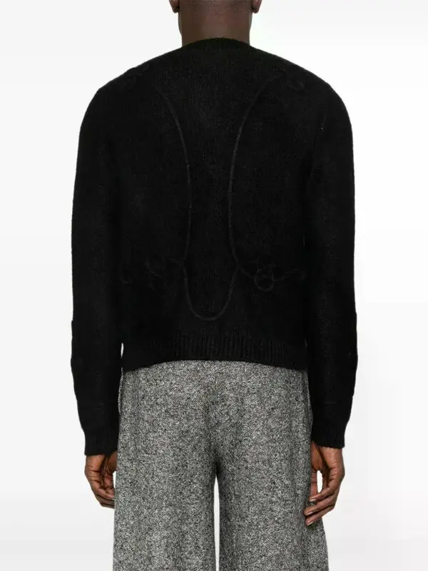 Alexander McQueen Braided-detail Button Cardigan