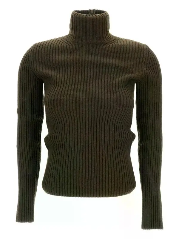 Max Mara Ribbed Turtleneck Sweater