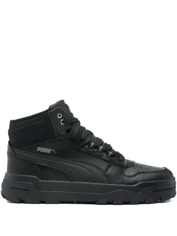 PUMA Rebound Leather High-top Sneakers