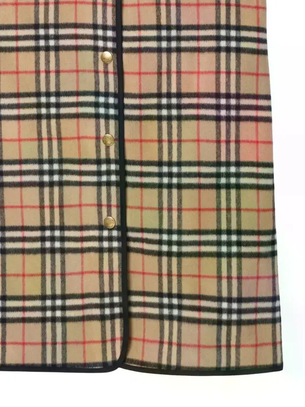 Burberry Checked Wool-blend Gilet