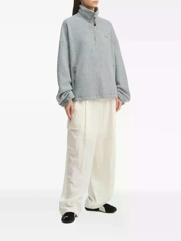 TOUT A COUP Half-zip Fleece Sweatshirt