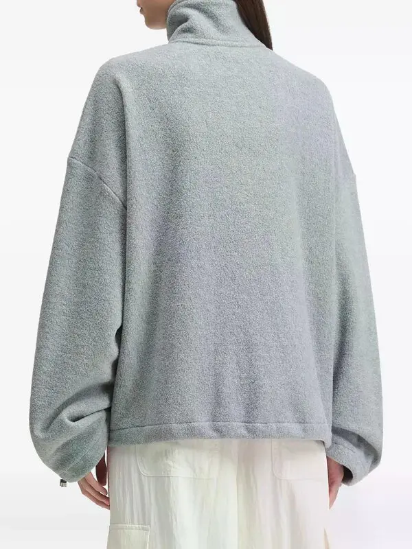 TOUT A COUP Half-zip Fleece Sweatshirt