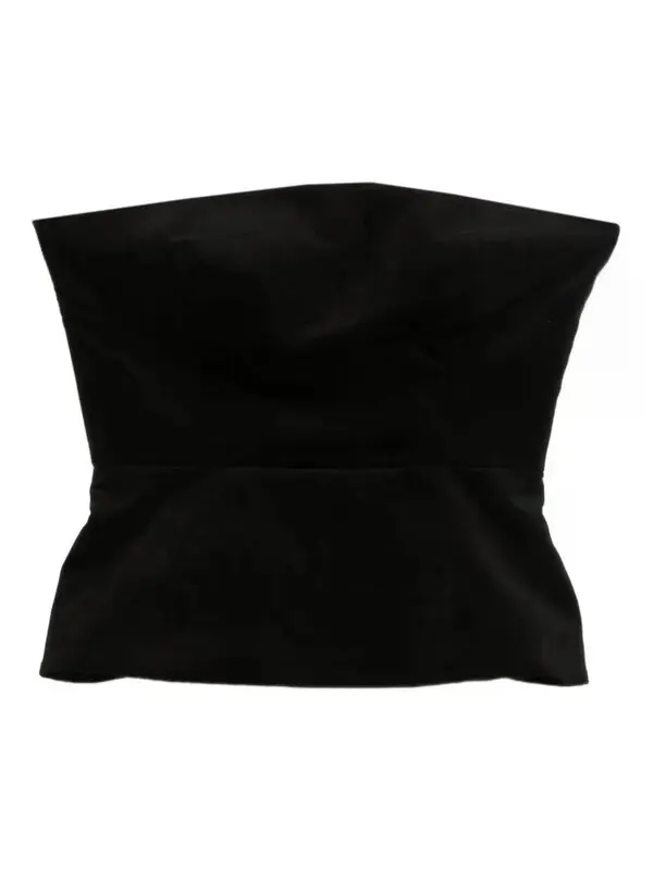 P.a.r.o.s.h Strapless Peplum Top