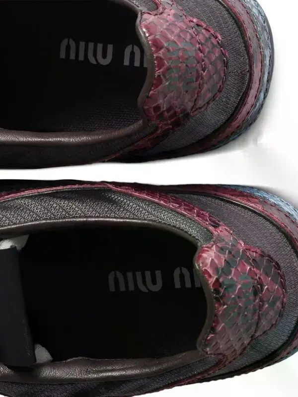 Miu Miu Low-top Sneakers - Black