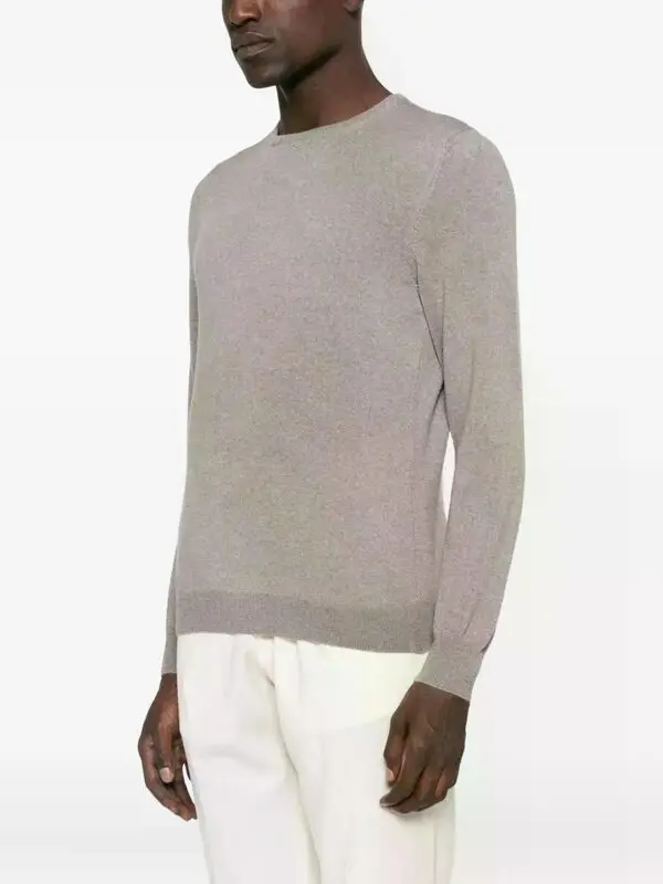 Tagliatore Crew-neck Long-sleeve T-shirt - Neutrals