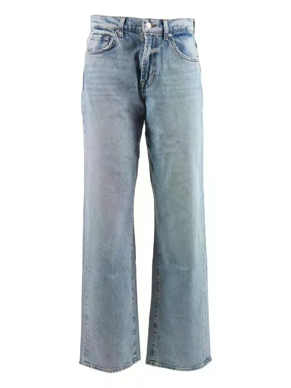 7 For All Mankind Logo-patch Straight-leg Jeans