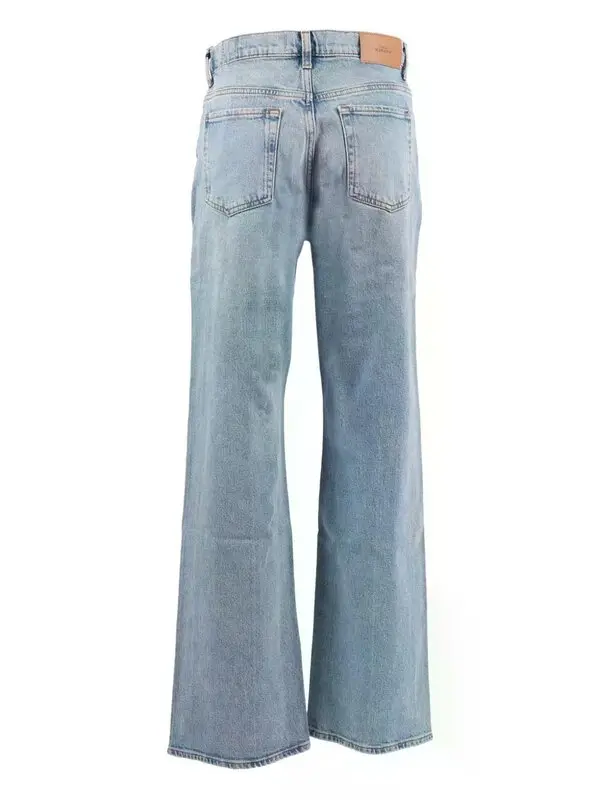 7 For All Mankind Logo-patch Straight-leg Jeans