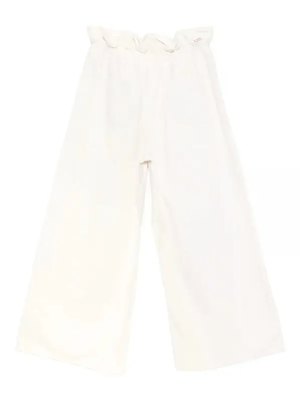MOTHER High-waist Wide Leg Drawstring Jeans