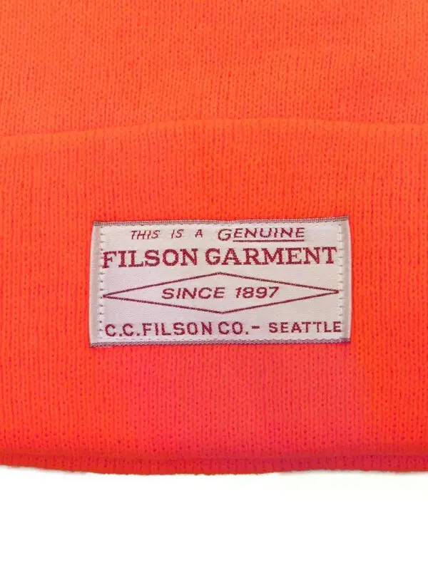 Filson Logo-patch Beanie - Orange
