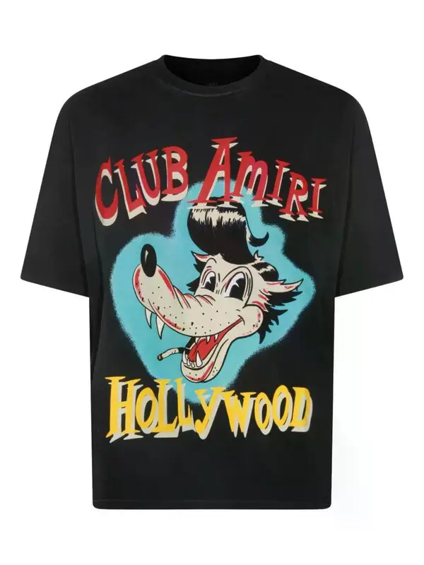 Amiri Wolf Oversized T-shirt