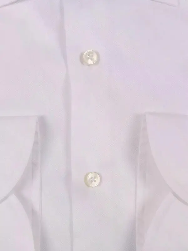 XACUS Button-cuff Cotton Shirt