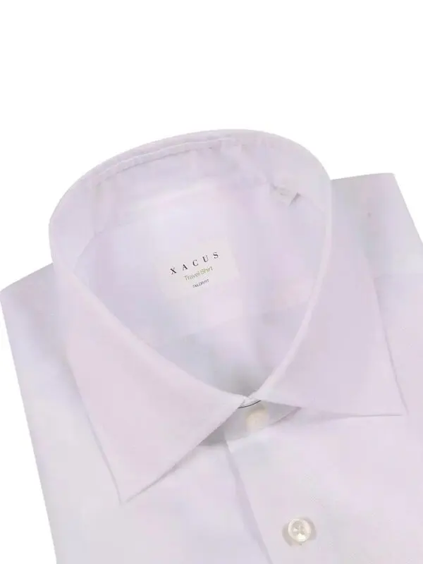 XACUS Button-cuff Cotton Shirt