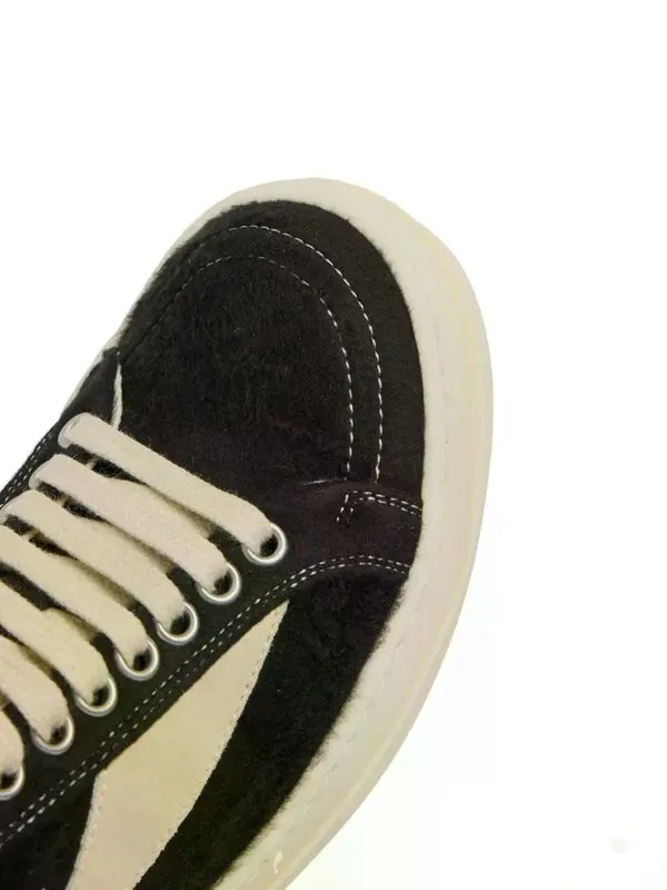 Rick Owens Suede-panel Trainers - Black