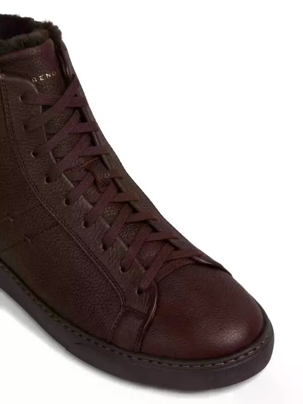 HENDERSON BARACCO Boris Leather High-top Sneakers