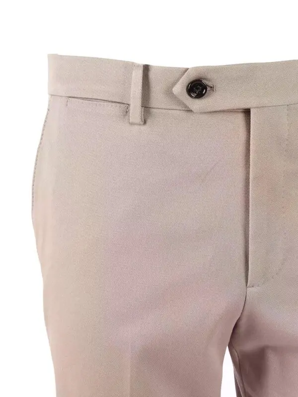 BERWICH Buttoned Straight-leg Trousers - Neutrals