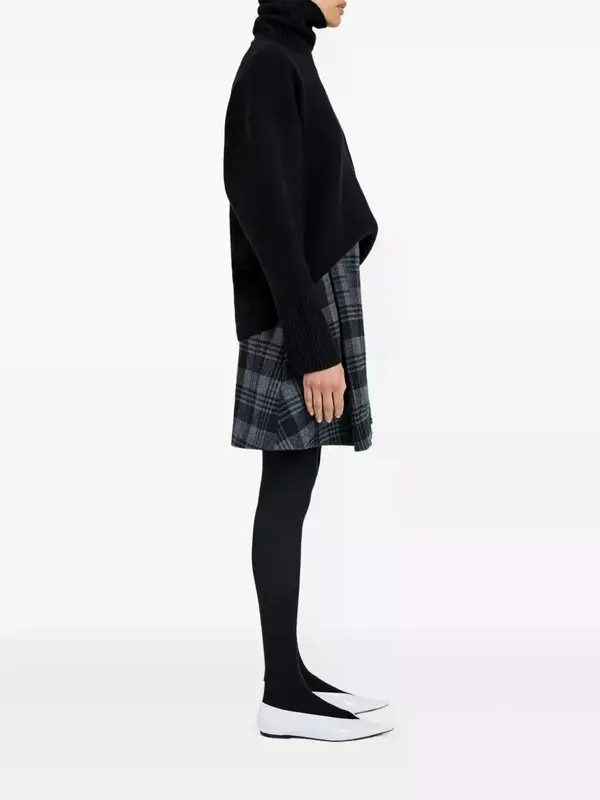 Proenza Schouler Cassia Plaid Wool Mini Skirt