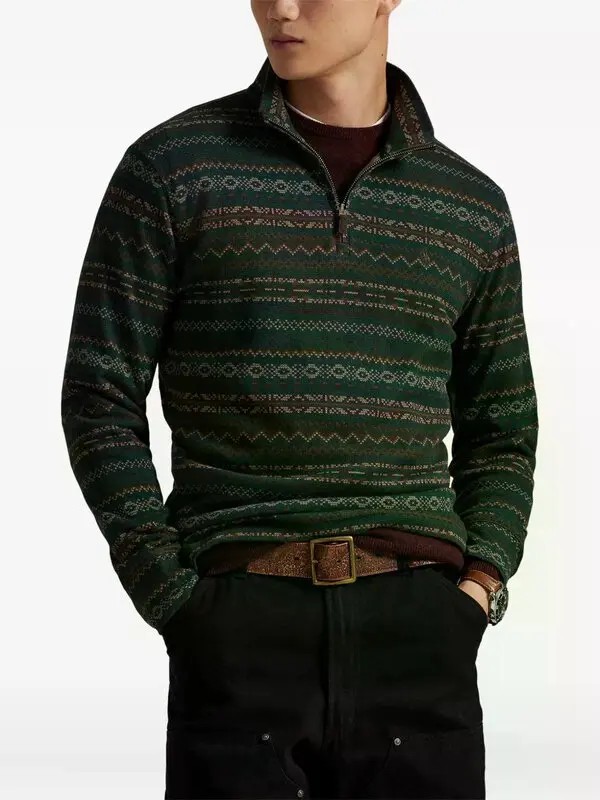Polo Ralph Lauren Half-zip Fair Isle Sweater