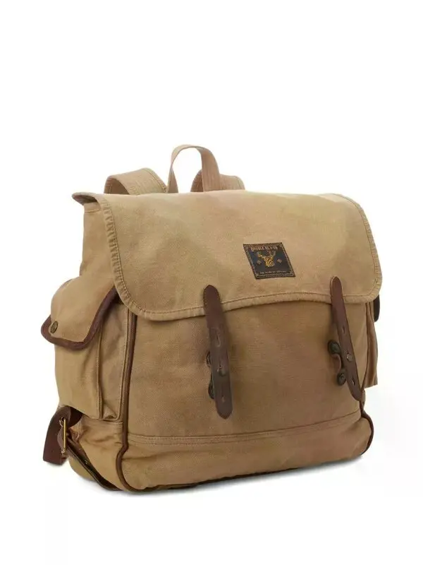 Ralph Lauren Canvas Flap Backpack
