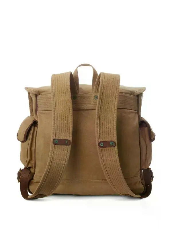 Ralph Lauren Canvas Flap Backpack