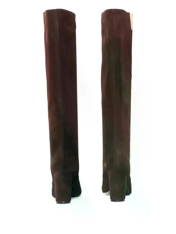 VIA ROMA 15 85mm V-detail Block-heel Boots