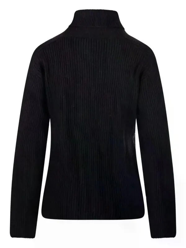 P.a.r.o.s.h Ribbed Turtleneck Zip-fastening Jumper