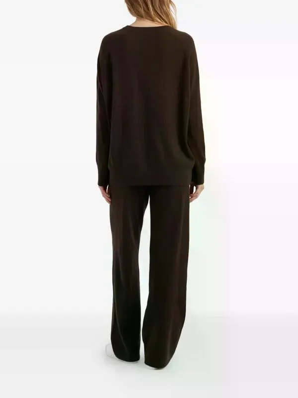 Chinti & Parker Round-neck Sweater - Brown