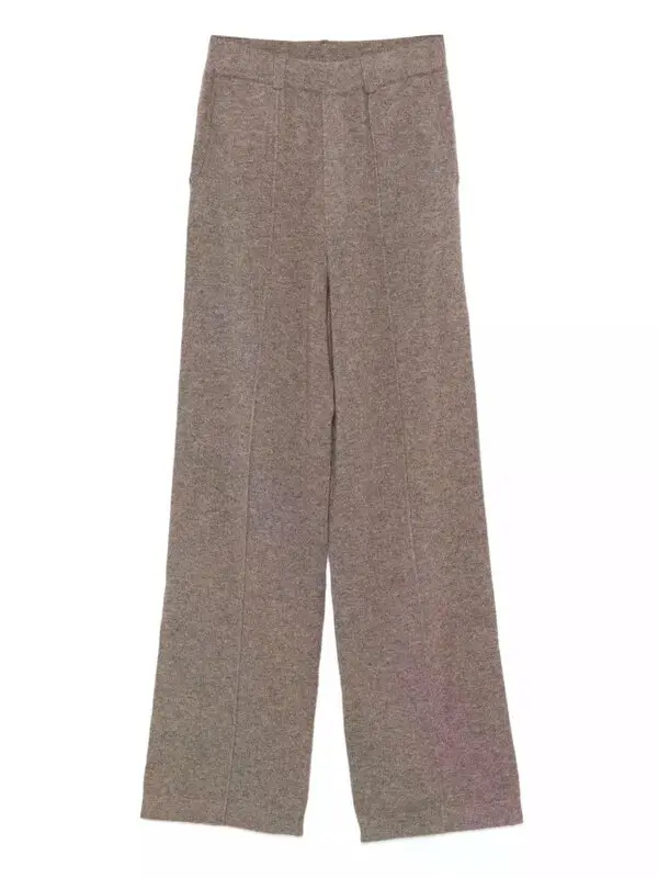 GOTHA Wide-leg Knit Pants With Side Pockets