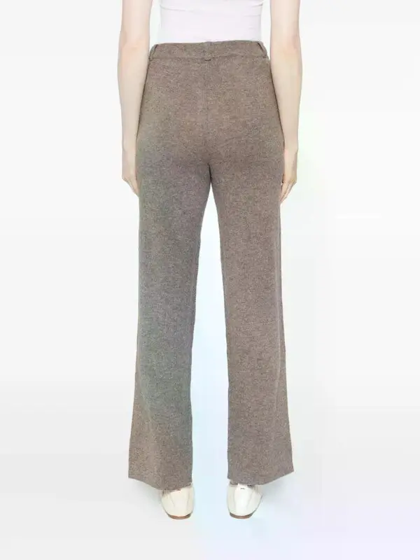GOTHA Wide-leg Knit Pants With Side Pockets