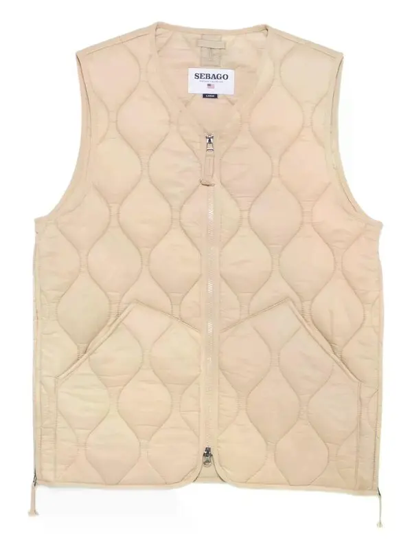 SEBAGO Quilted Diamond-pattern Vest