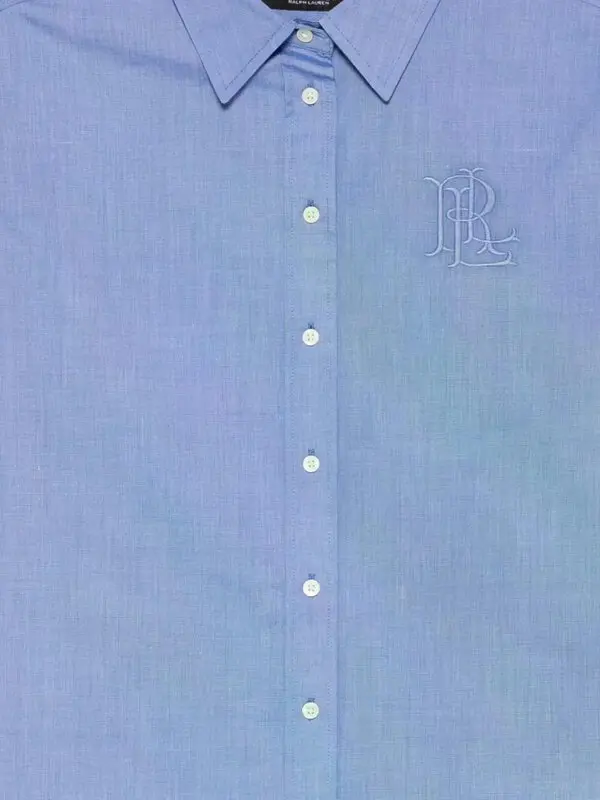 Ralph Lauren Embroidered Button-front Shirt
