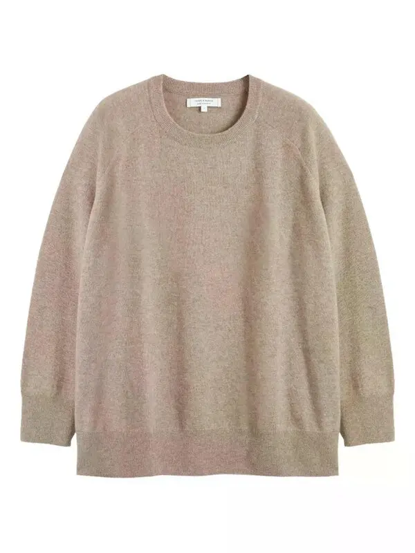 Chinti & Parker Cashmere Crew Neck Sweater - Neutrals