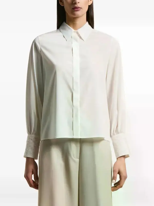 Peserico Lace-cuff Shirt
