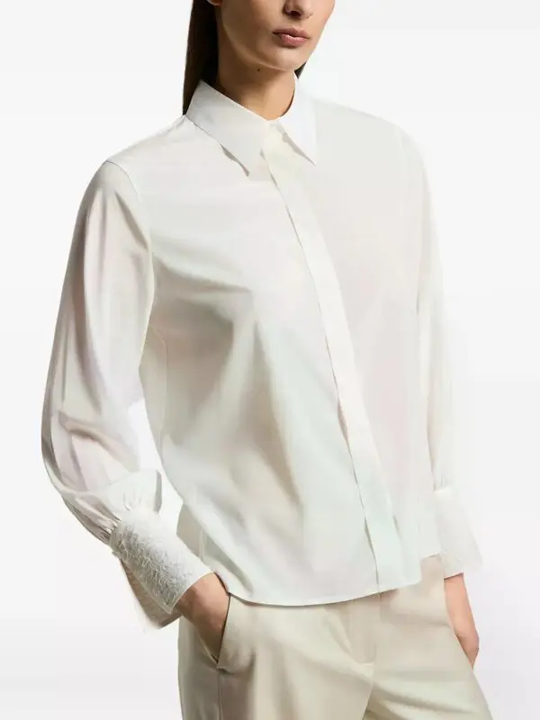 Peserico Lace-cuff Shirt